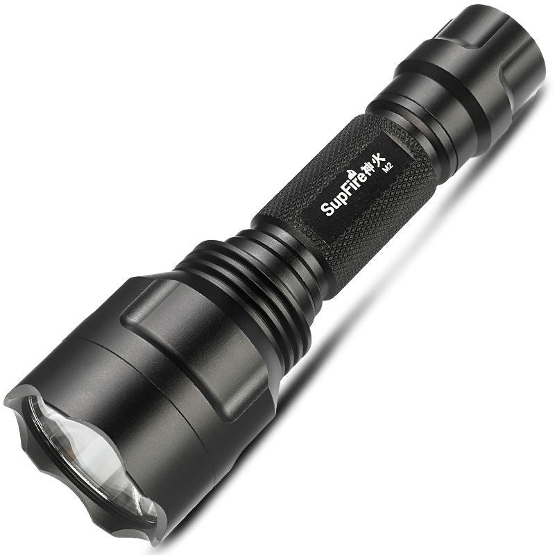 Supfire torch light XPE hunting flashlight rechargeable 18650 battery ...