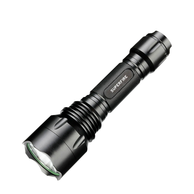SUPERFIRE T10 Tactical Flashlight: Tactical Alloy, Grip Design, 3 Mode ...