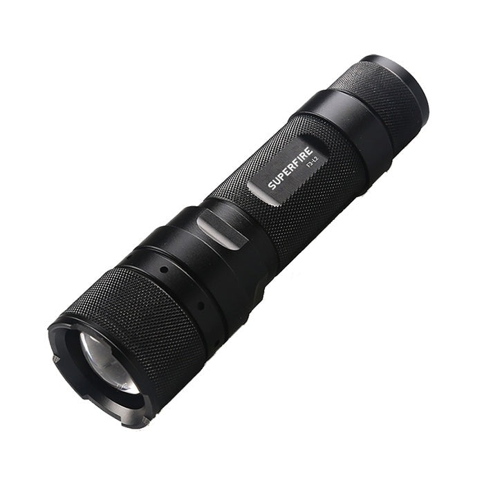 Zoomable Led Flashlight Camping Long Distance Aluminum Telescope Torch ...